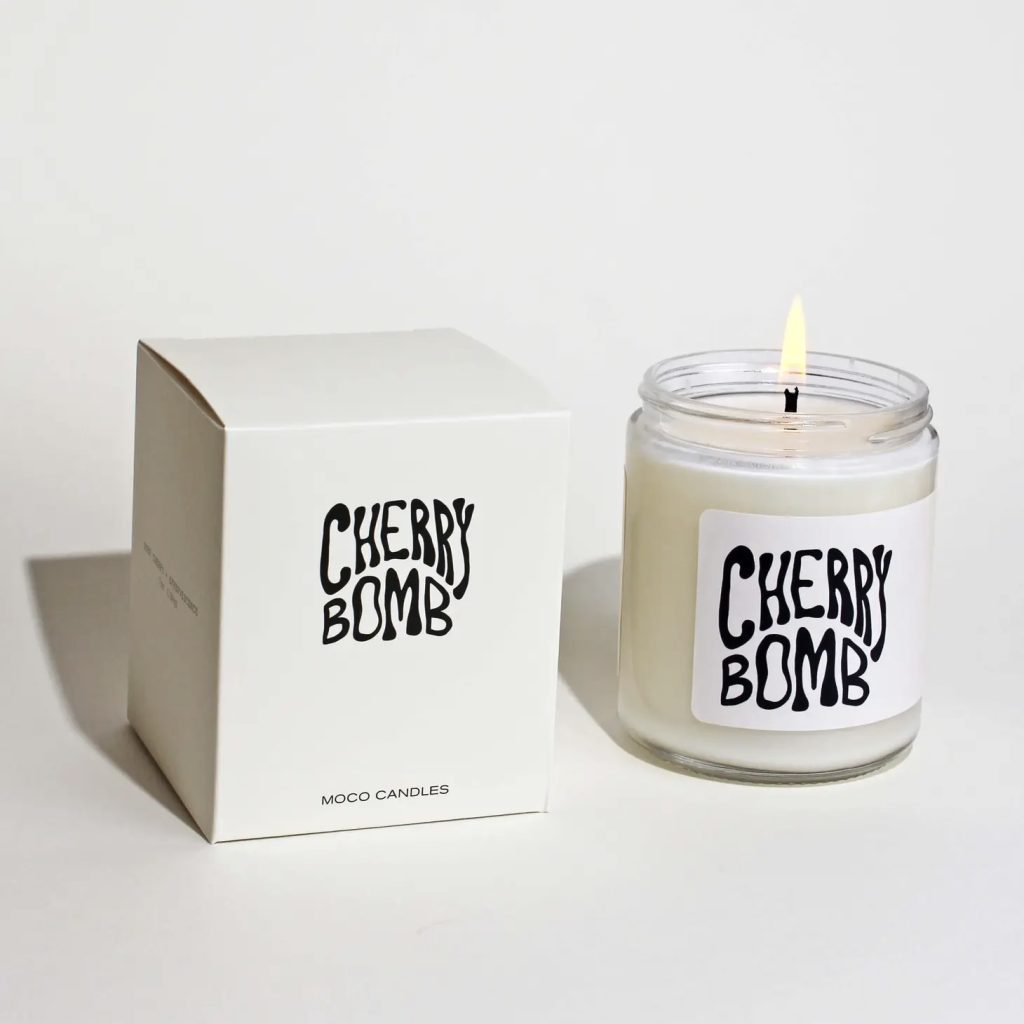 MOCO's Cherry Bomb Soy Candle - Sofiest Designs